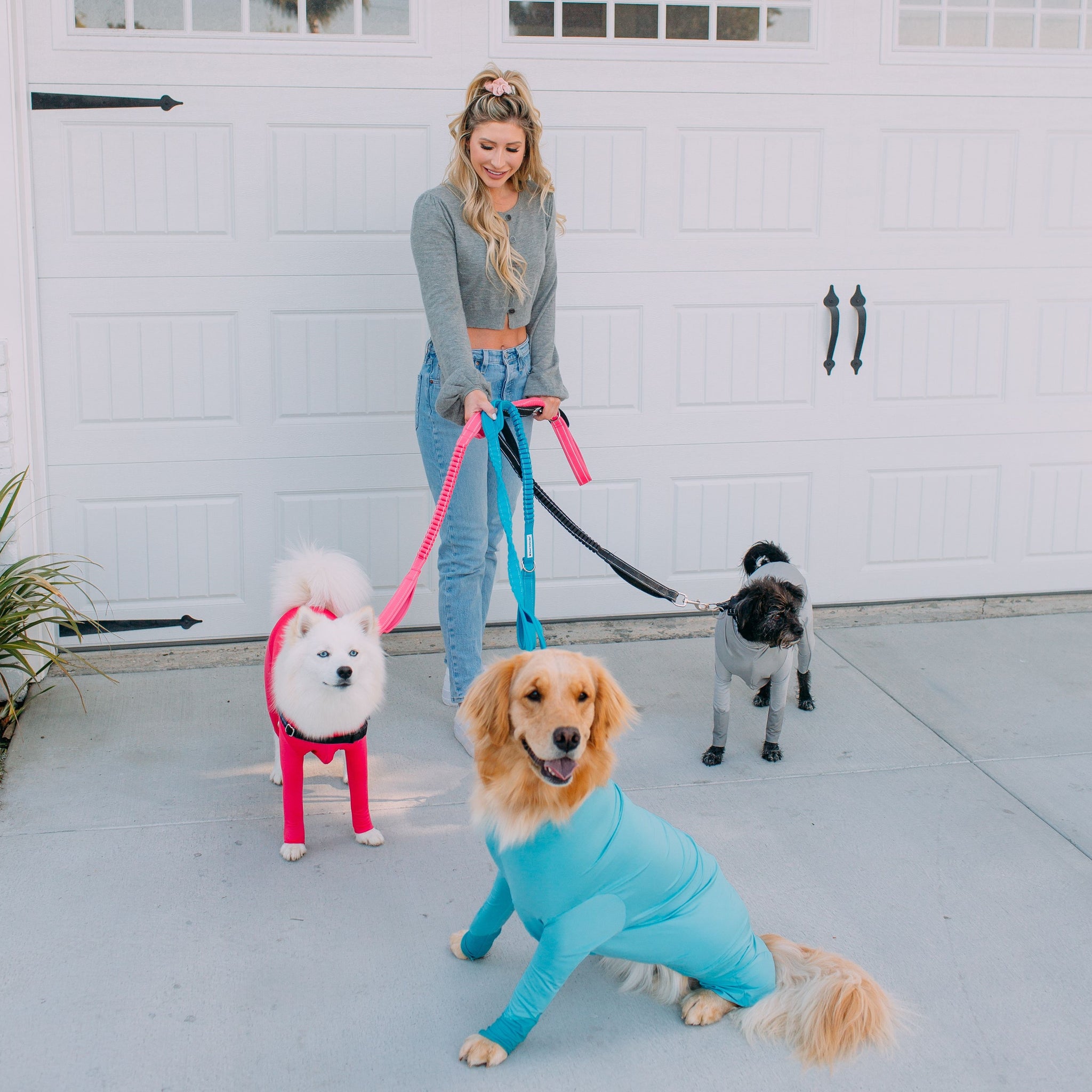 Shed Defender® Original Dog Onesie Contains Shedding, Post-Surgery Use